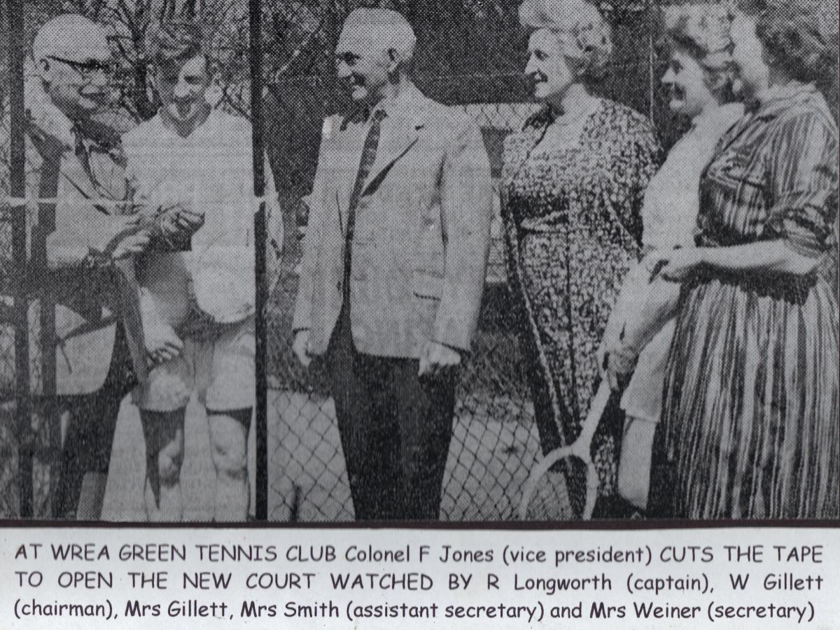 History | Wrea Green Tennis Club